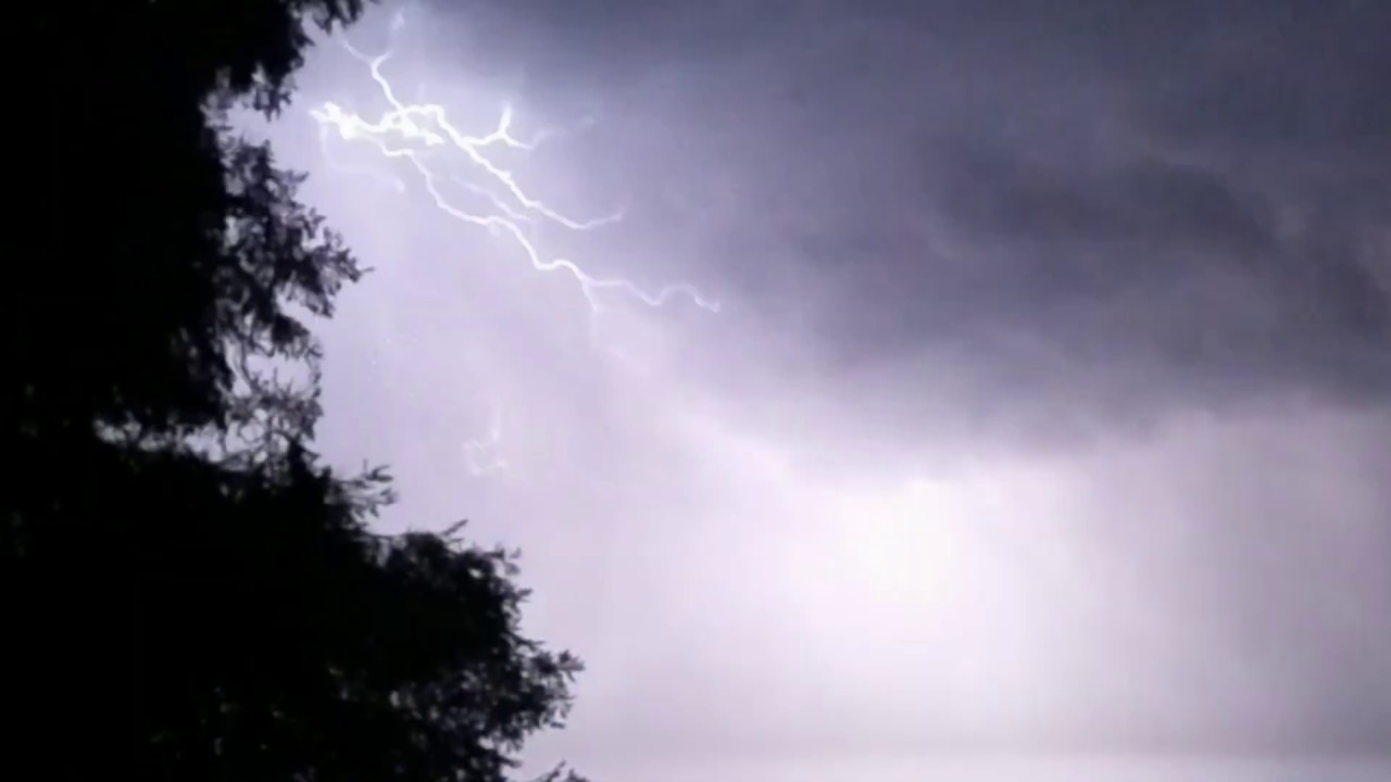 thunderstorm very nice , video normal speed and slow motion - YouTube