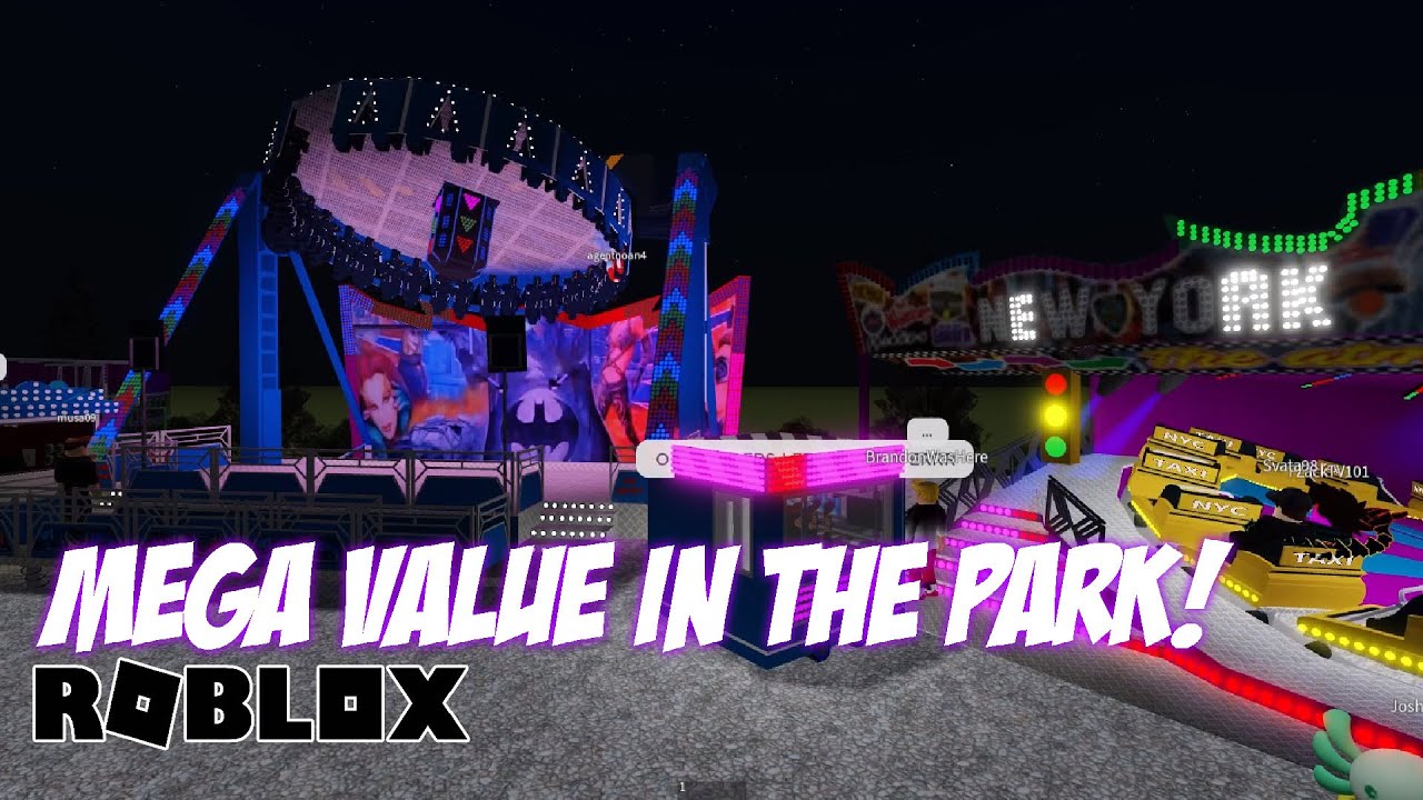 Mega Value Funfair in the park in Roblox! - YouTube
