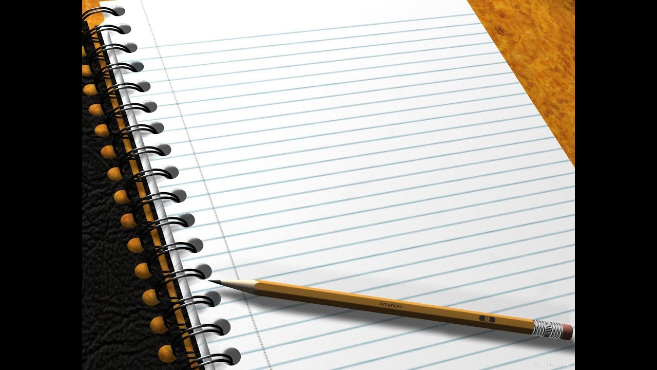 Cuaderno Y Lapiz 3d Warehouse