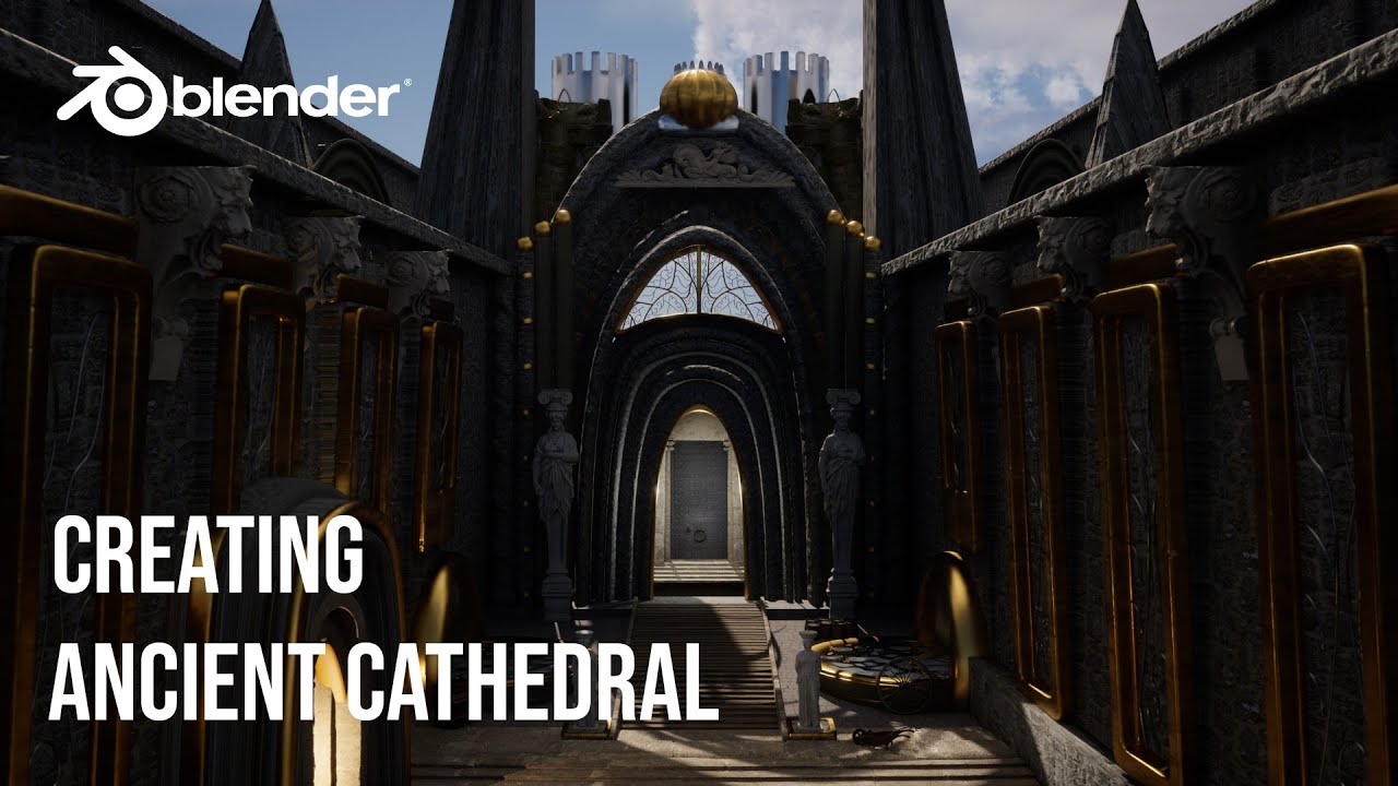 Creating Ancient Cathedral In Blender - YouTube