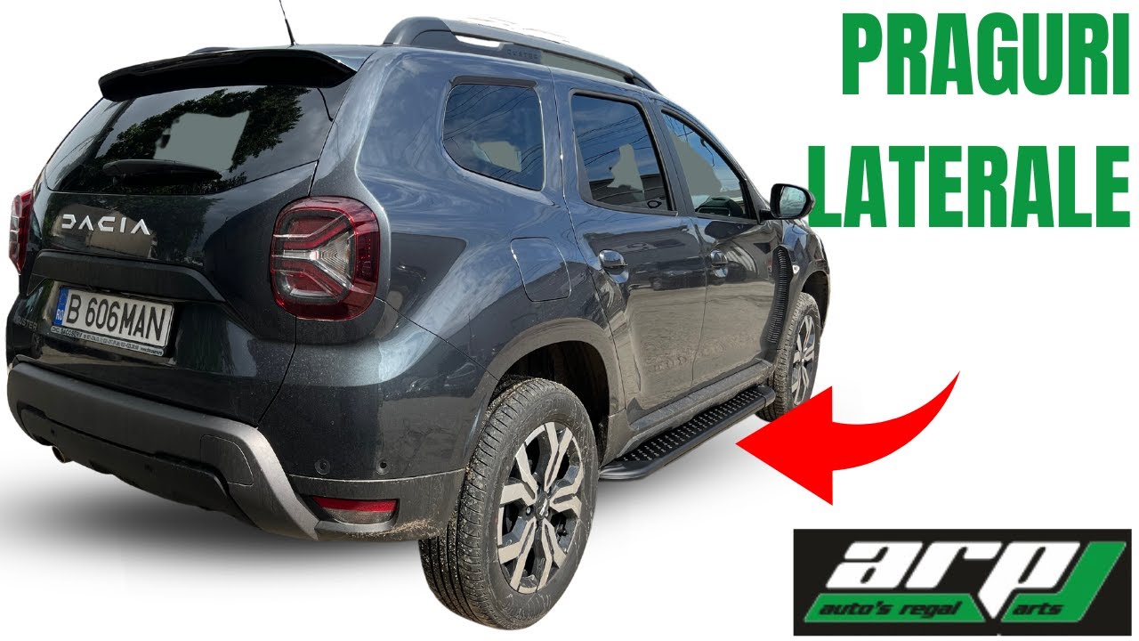 Cum se instaleaza Praguri Laterale ARP pe Dacia Duster - YouTube