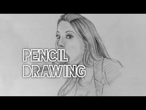 Pencil drawing | pencil drawing techniques female figure drawing # ...
