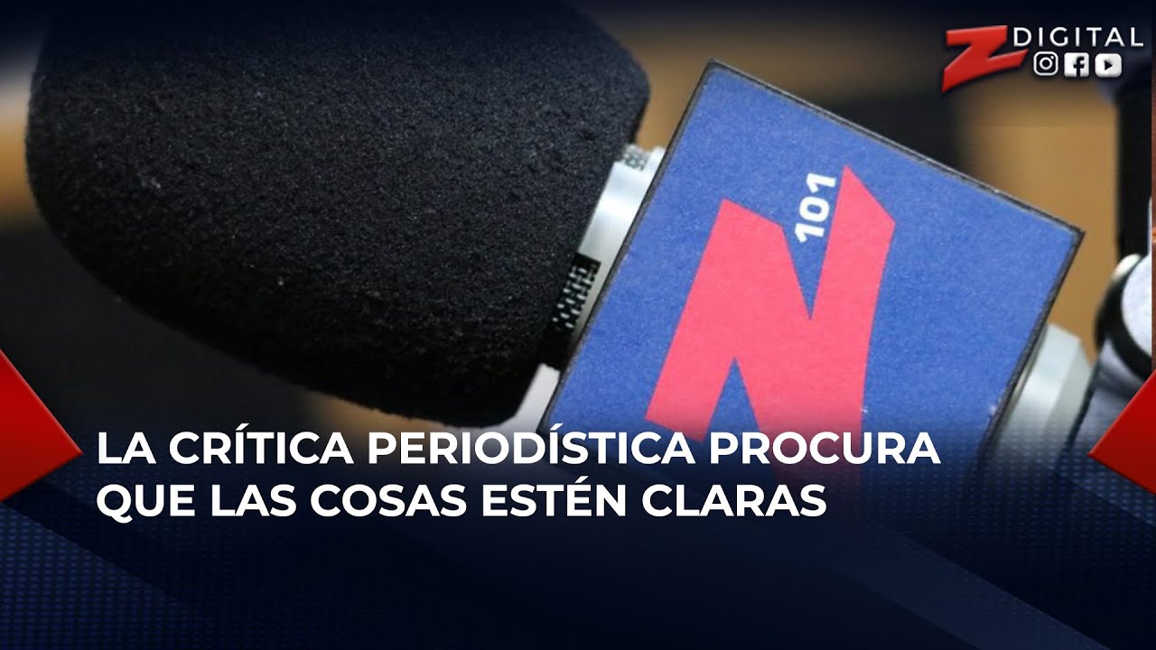 La crítica periodística procura que las cosas estén claras - YouTube