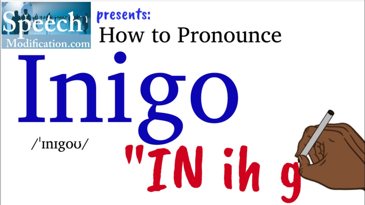 How to Pronounce Inigo (in English) - YouTube