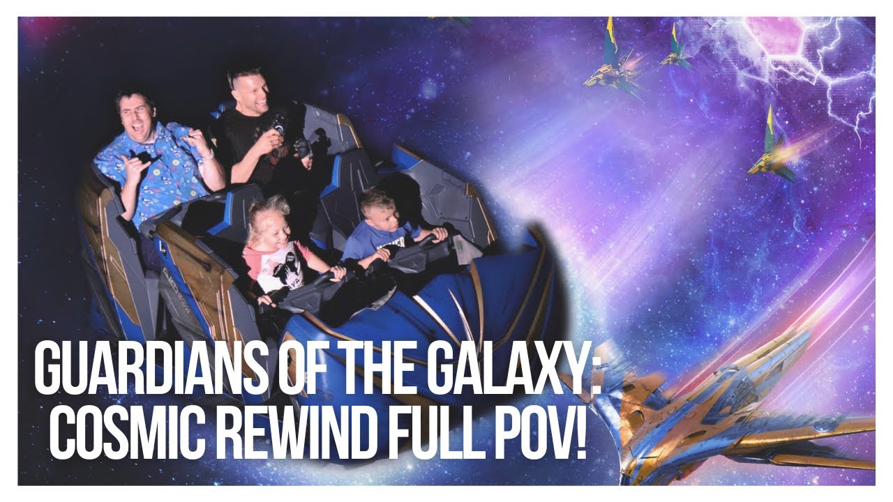 EPCOT- Guardians of the Galaxy Roller Coaster On Ride POV ( Walt Disney ...