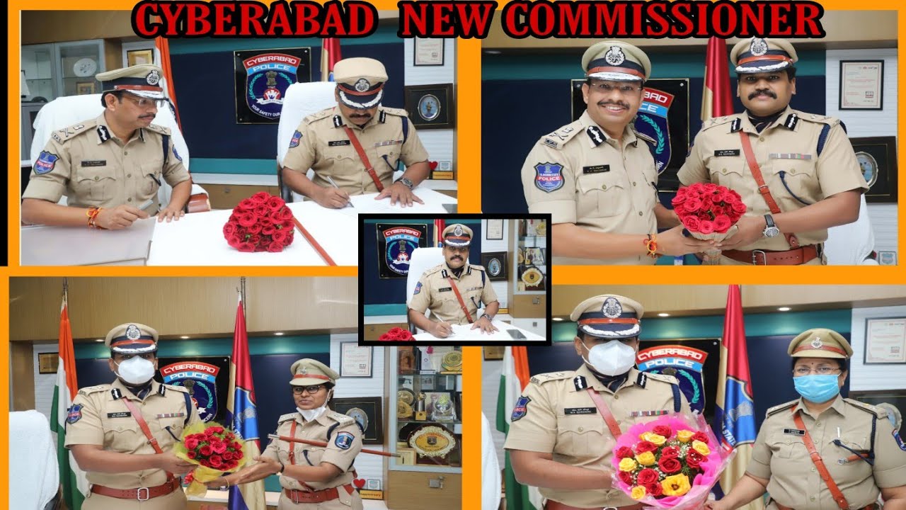 CYBERABAD KE NEW COMMISSIONER POLICE STEPHEN RAVEENDRA BANE, VC ...