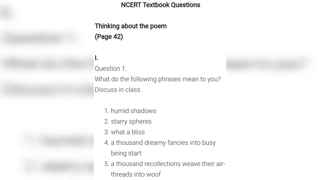English Book Beehive Class 9 Poem 3 Rain On The Roof All Questions english-book-beehive-class-9-poem-3-rain-on-the-roof-all-questions