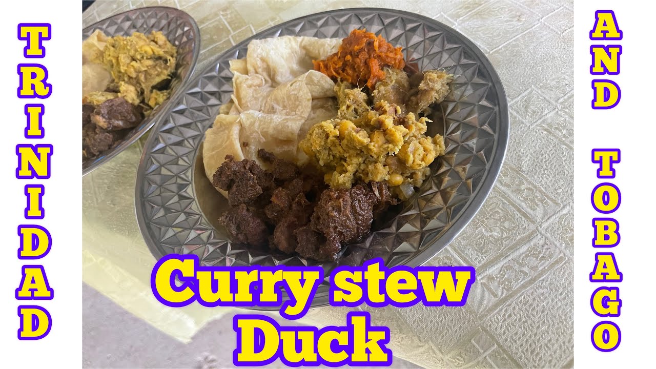 Curry stew duck Trinidad and tobago una delicia de este planeta - YouTube