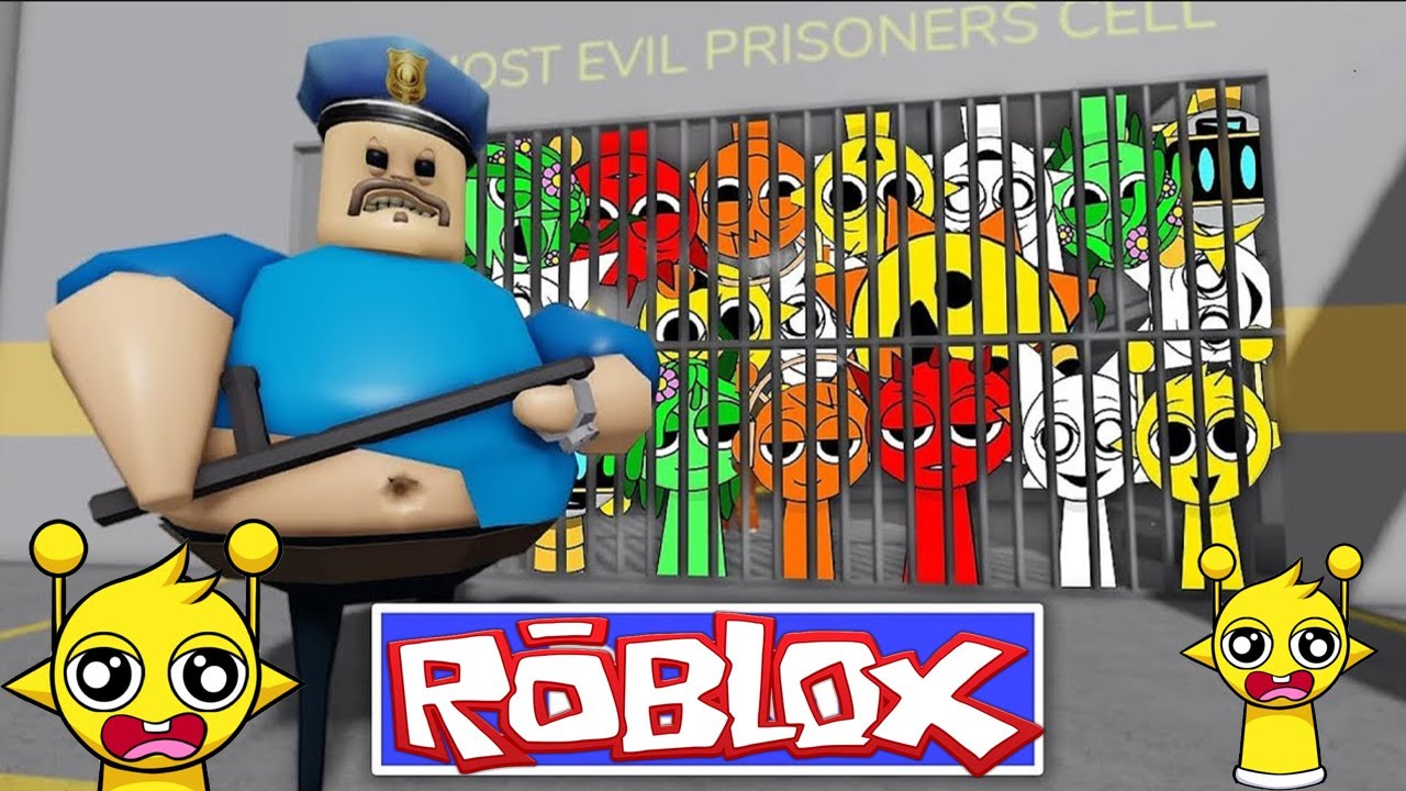 Sprunki Vineria Plays Sprunki Barry's Prison Run Obby | ROBLOX ...
