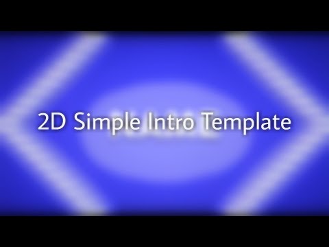 « Panzoid » « 2D Simple Intro Template » « 41# » - YouTube