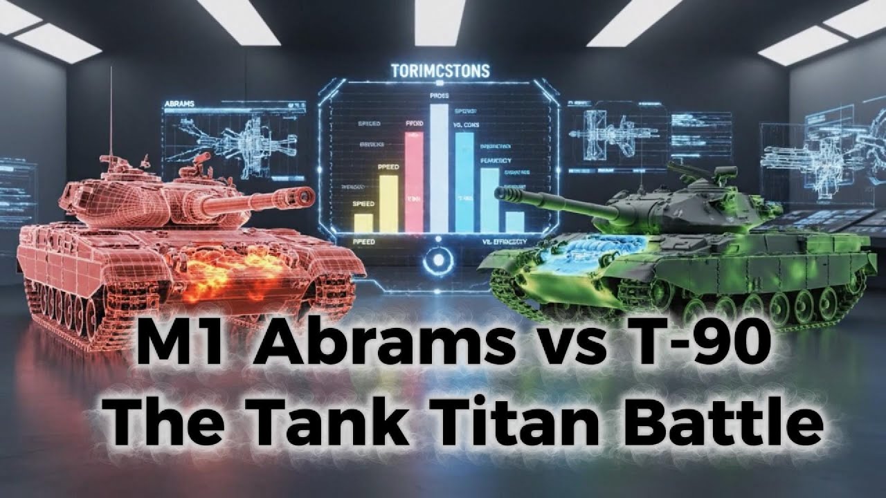 M1 Abrams vs T-90 – The Tank Titan Battle | World of Weapons - YouTube