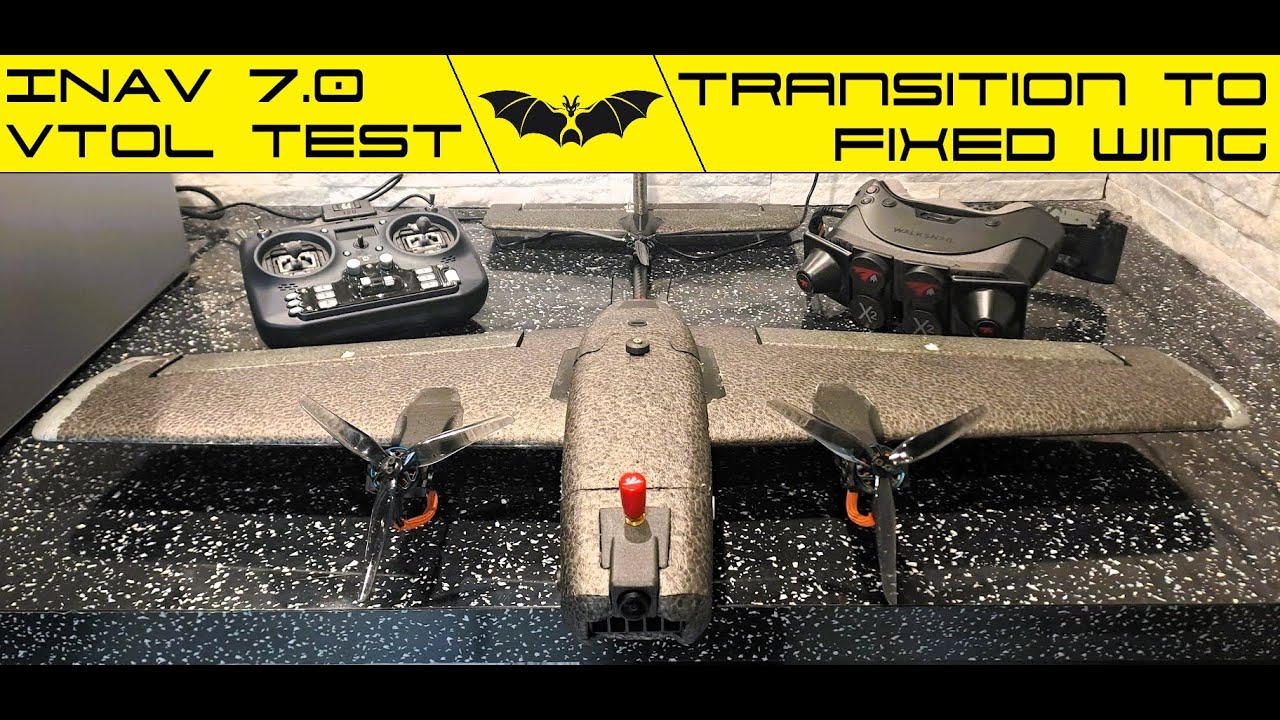 INAV 7.0 VTOL Transition Test Flight - Success!! Also a quick T1 Ranger ...