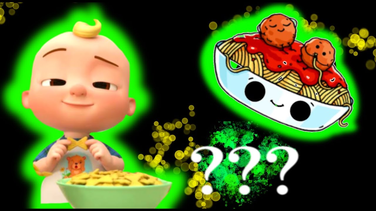 Cocomelon PASTA SONG daddy funny dance sound variations in 35 seconds ...