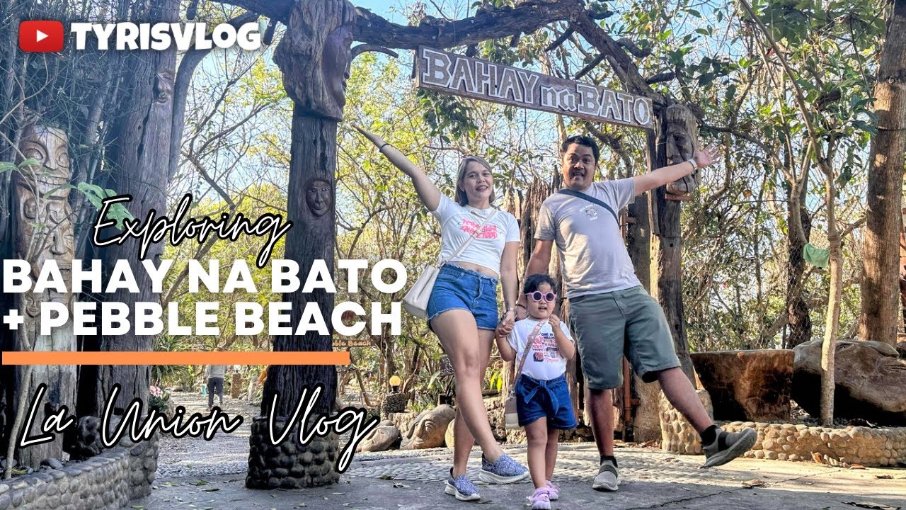 Exploring BAHAY NA BATO in Luna, La Union || Stone House & Pebble Beach ...