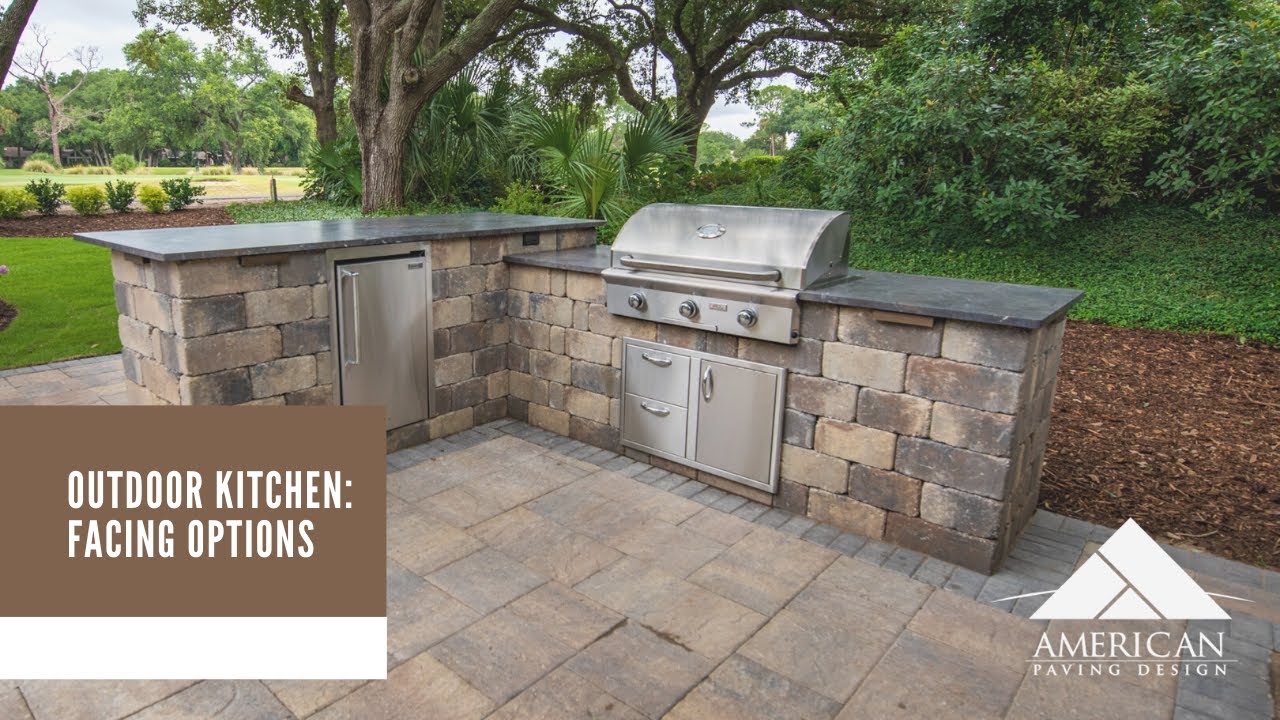 Outdoor Kitchen Facing Options - YouTube