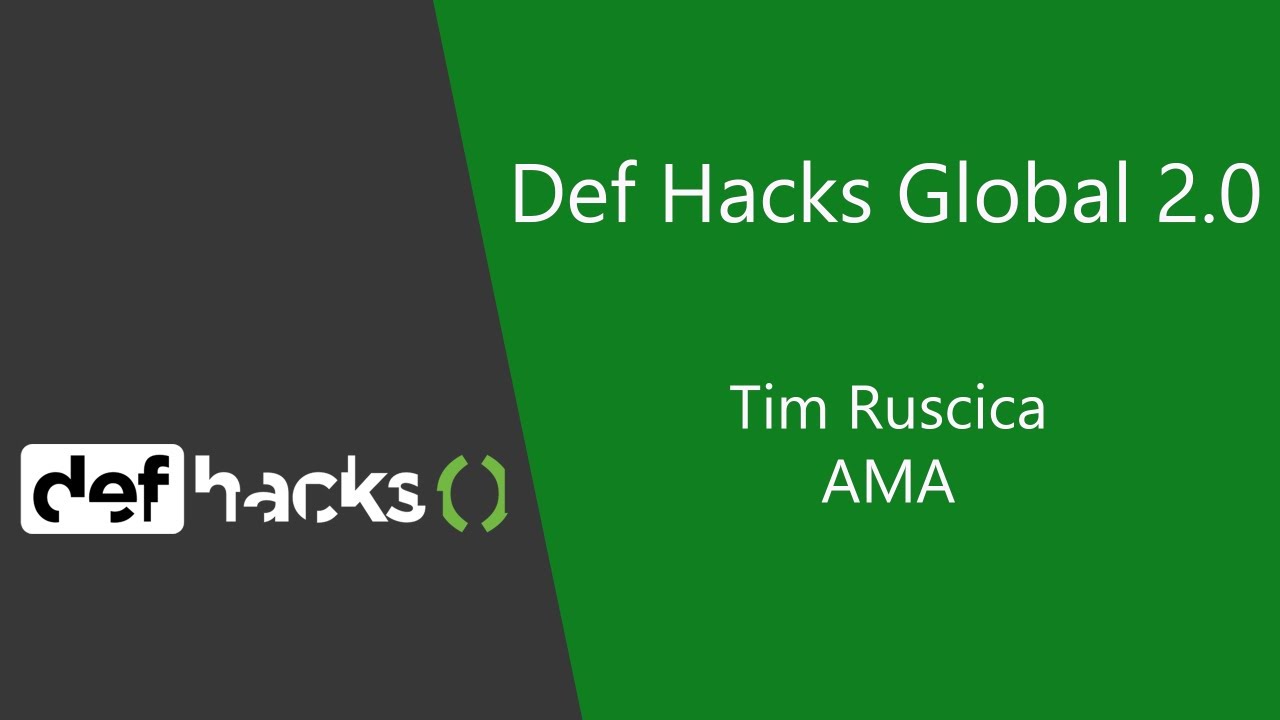 Workshop - Tim Ruscica (Tech With Tim) | Def Hacks - YouTube