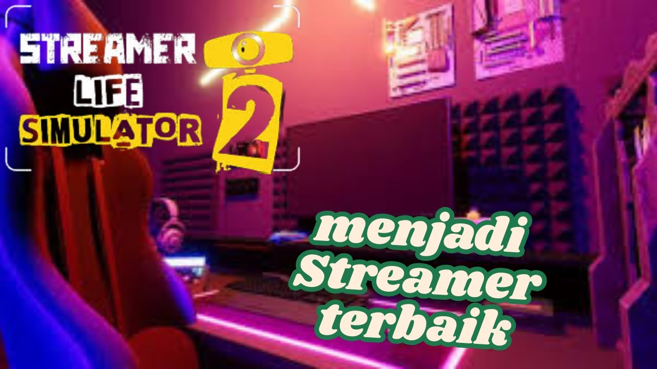 Menjadi streamer Terbaik Day 2 | Streamer Live Simulator 2 #shorts # ...