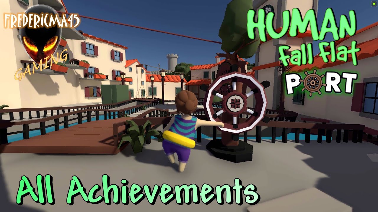 Human Fall Flat PORT Level with EXIT Bug Solution - Full Walkthrough ...