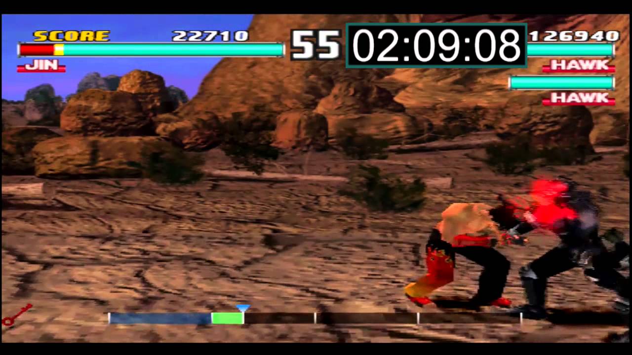 TEKKEN 3: Tekken Force Speed Run 6'14''20 [JIN] - YouTube