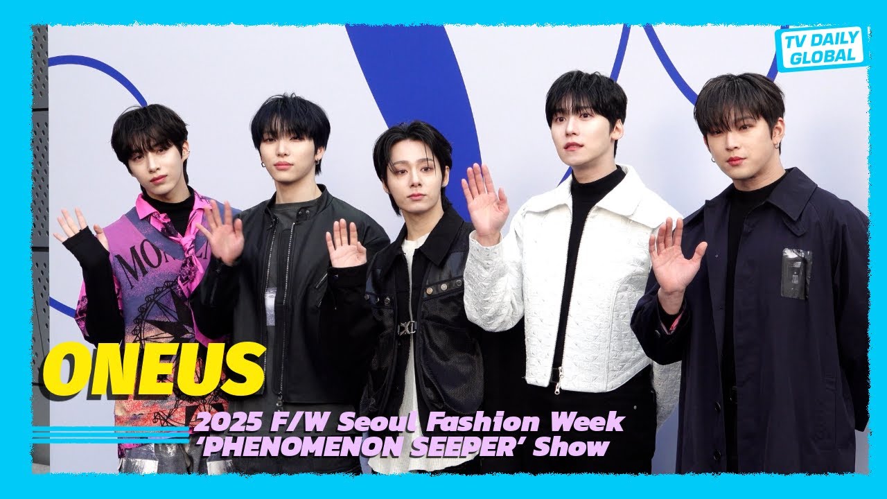 [4K] ONEUS at PHENOMENON SEEPER | 2025 F/W Seoul Fashion Week - YouTube
