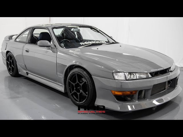 Grey Nissan 200sx S13