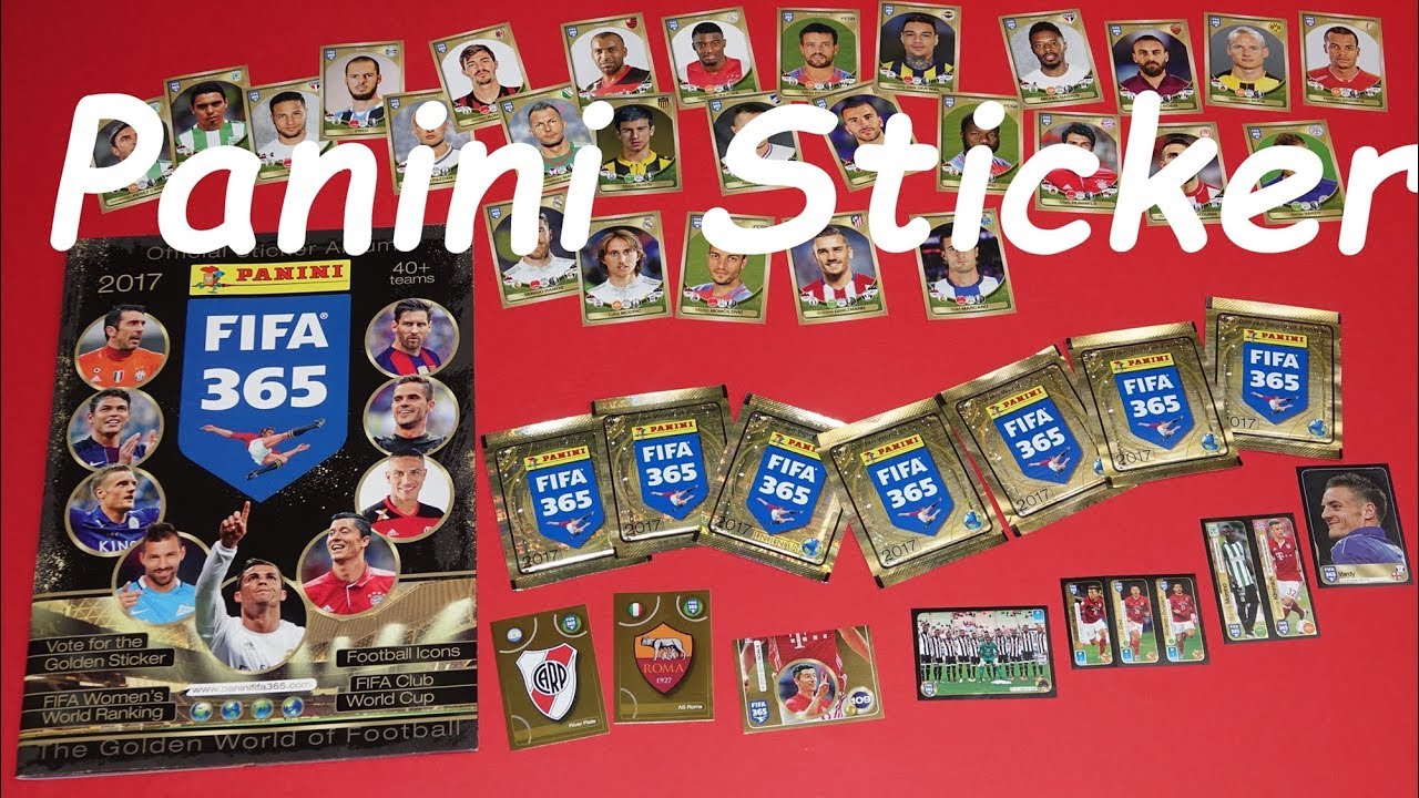 PANINI Sticker FIFA 365 Big Sticker unboxing in Panini Album - YouTube