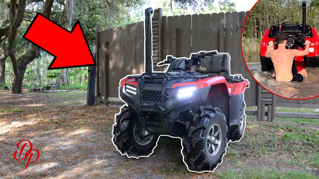 EXPLORING MY FLOODED BACKYARD SWAMP! - YouTube