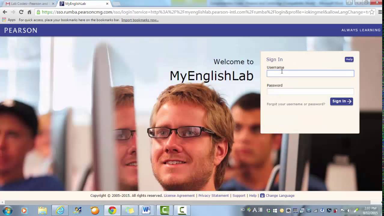 how to register for MyEnglishlab 3 different student cases - YouTube