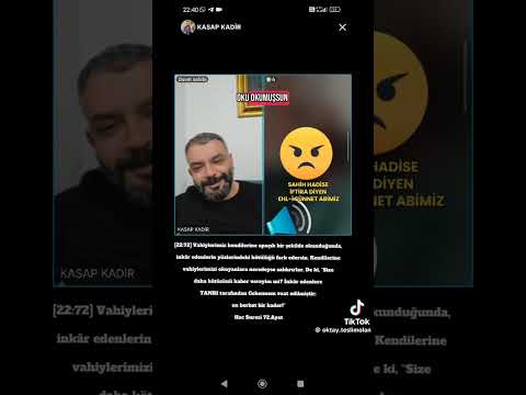 Kasap kadir tartışma Ehl-i Sünnet