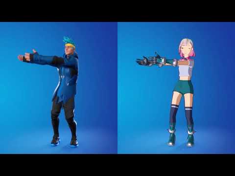 Ninja Style PON PON DANCE EMOTE with Lexa and Ninja skin