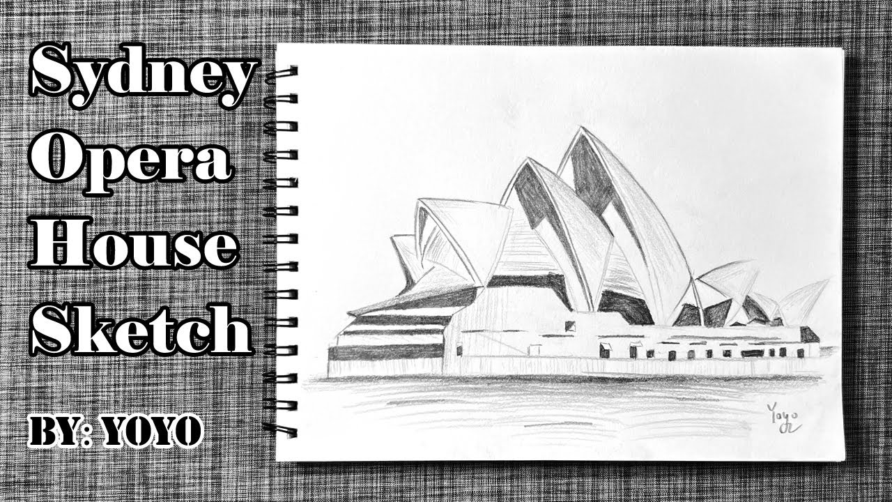 How To Draw The Sydney Opera House Step By Step Easy at Margaret Leake blog