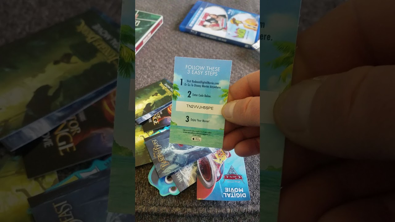 Free Digital codes DISNEY - YouTube