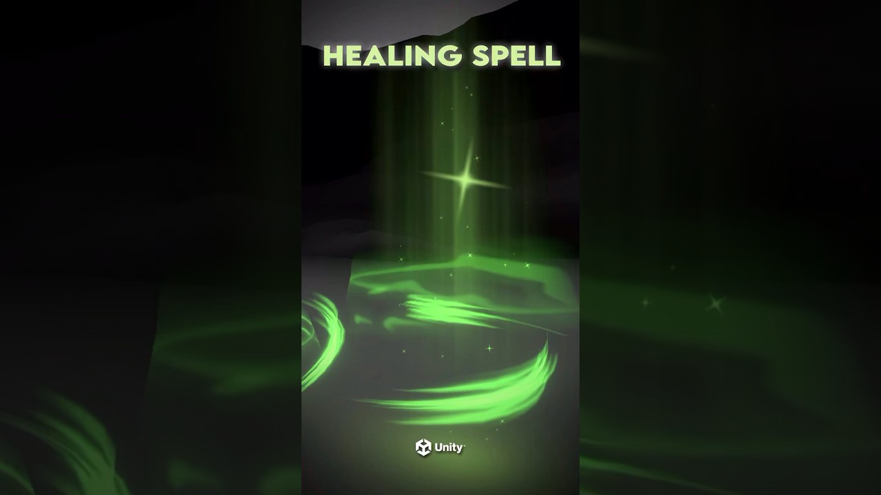 Learn an Healing Spell in #Unity #Gamedev #VFX - YouTube