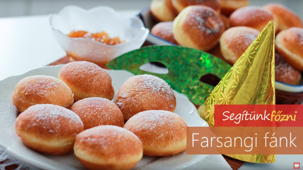Farsangi fánk videó recept - YouTube