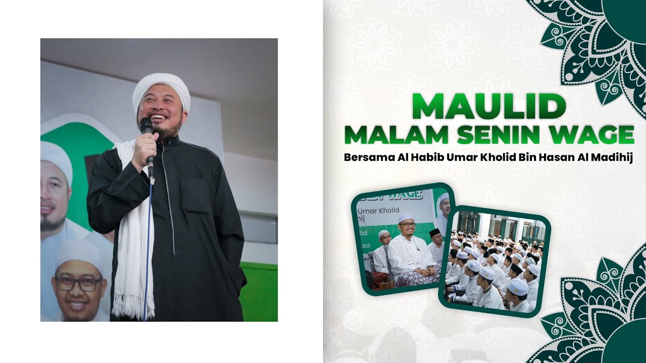 SANTRI HAUS ILMU! HABIB UMAR KHOLID BIN HASAN AL MADIHIJ | MAULID MALAM ...