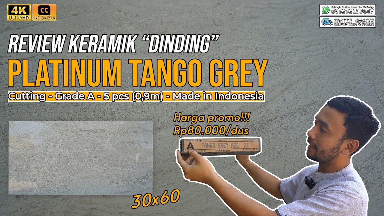 PROMO KERAMIK DINDING 30X60 MOTIF MARMER ALAMI TRAVERTIN, PLATINUM ...