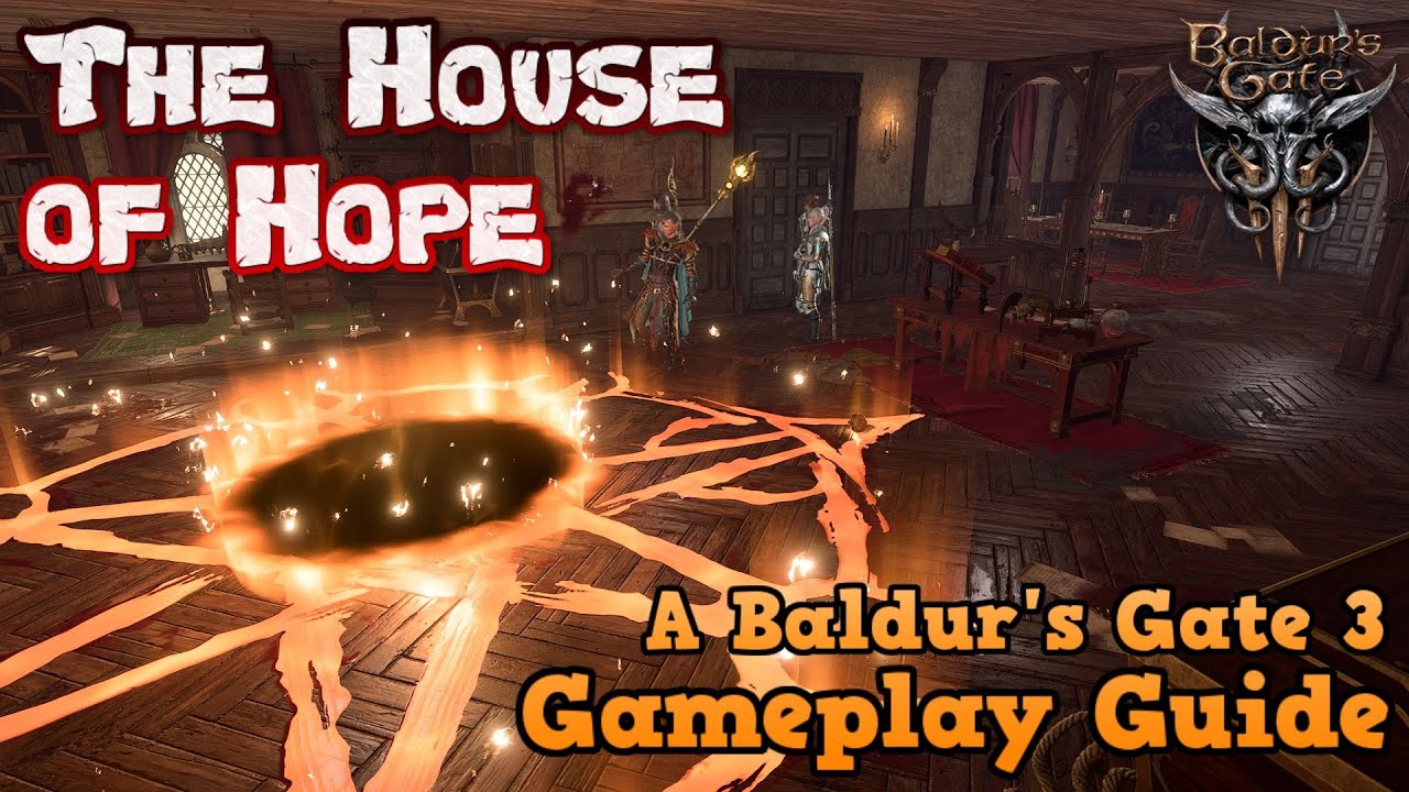 Entering The House of Hope - Let's Play Baldur's Gate 3 - YouTube