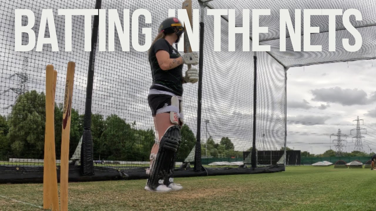 Cricket Training Session, Batting In Turf Nets At New Port Cricket Club ...