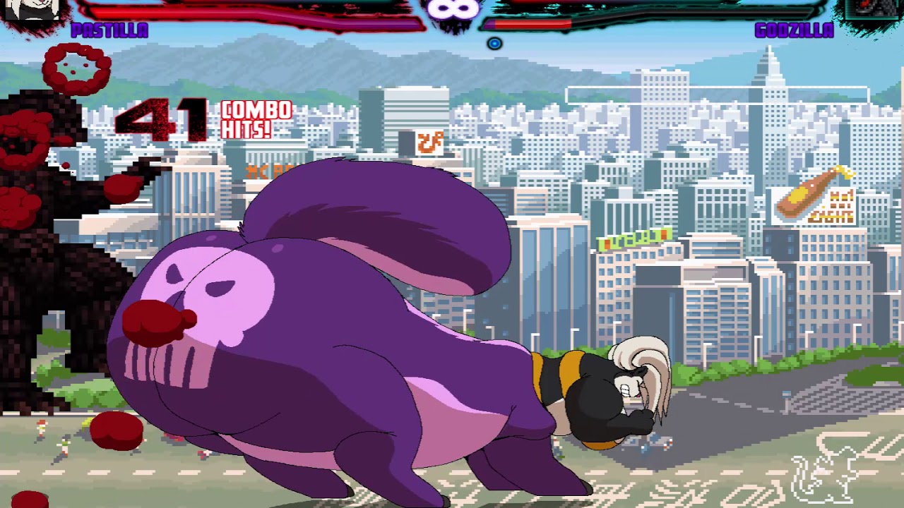 Mugen Pastilla vs Godzilla - YouTube