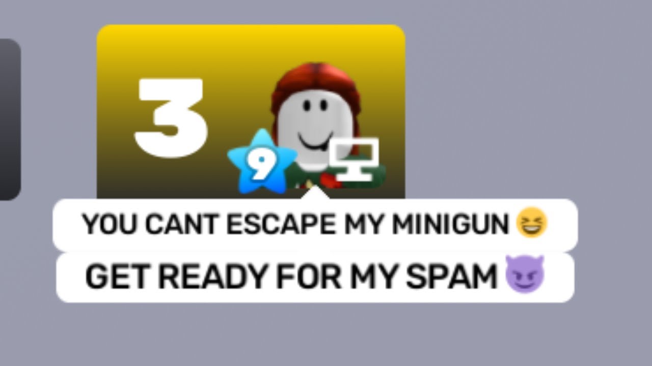 When your opponent uses the minigun in Rivals... - YouTube