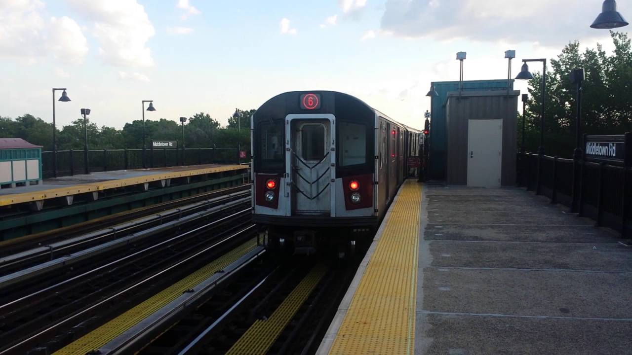 IRT Pelham Line: Manhattan & Pelham Bay Park Bound R142/A & R62A (6 ...