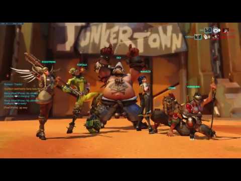 overwatch-Junker town map gameplay- New hero coming soon? with mercy ...