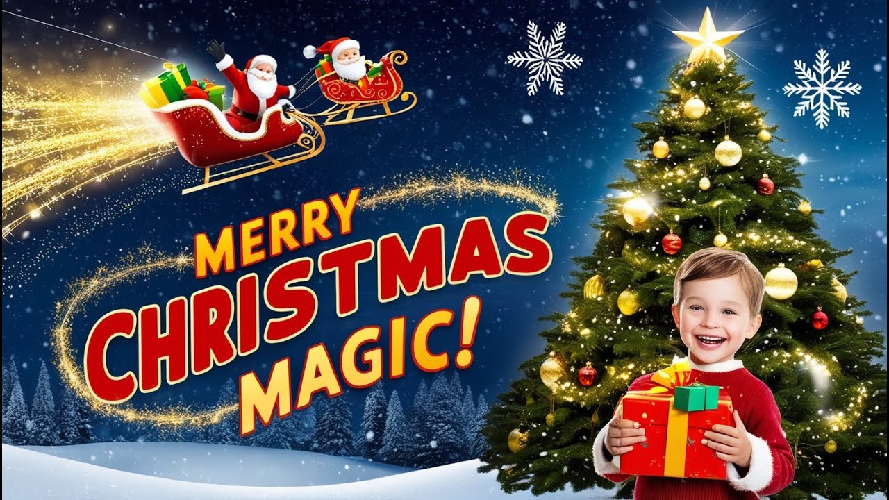 Magical Christmas Cheer | Joyful Holiday Song for Kids with Santa ...