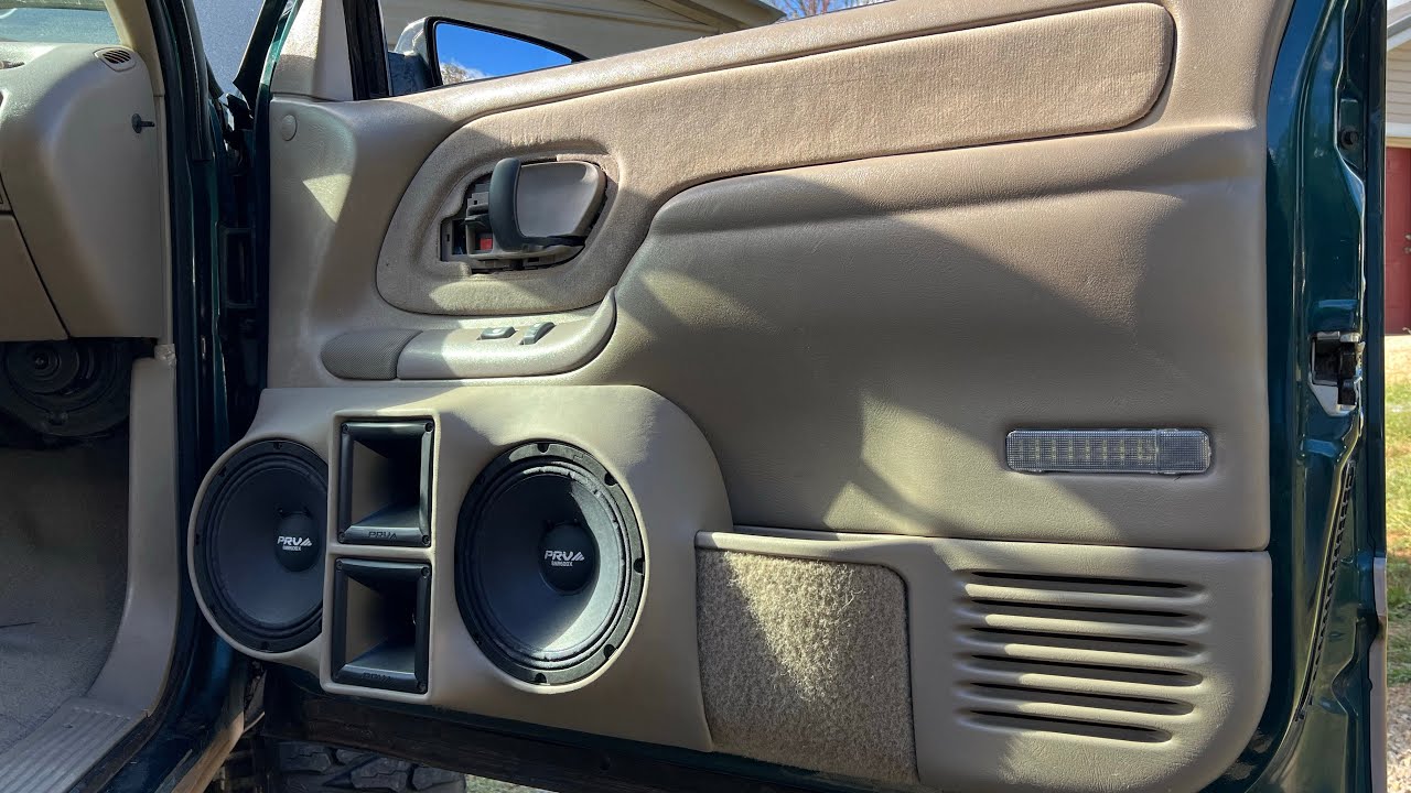 Prv doors done up in gmc truck! - YouTube