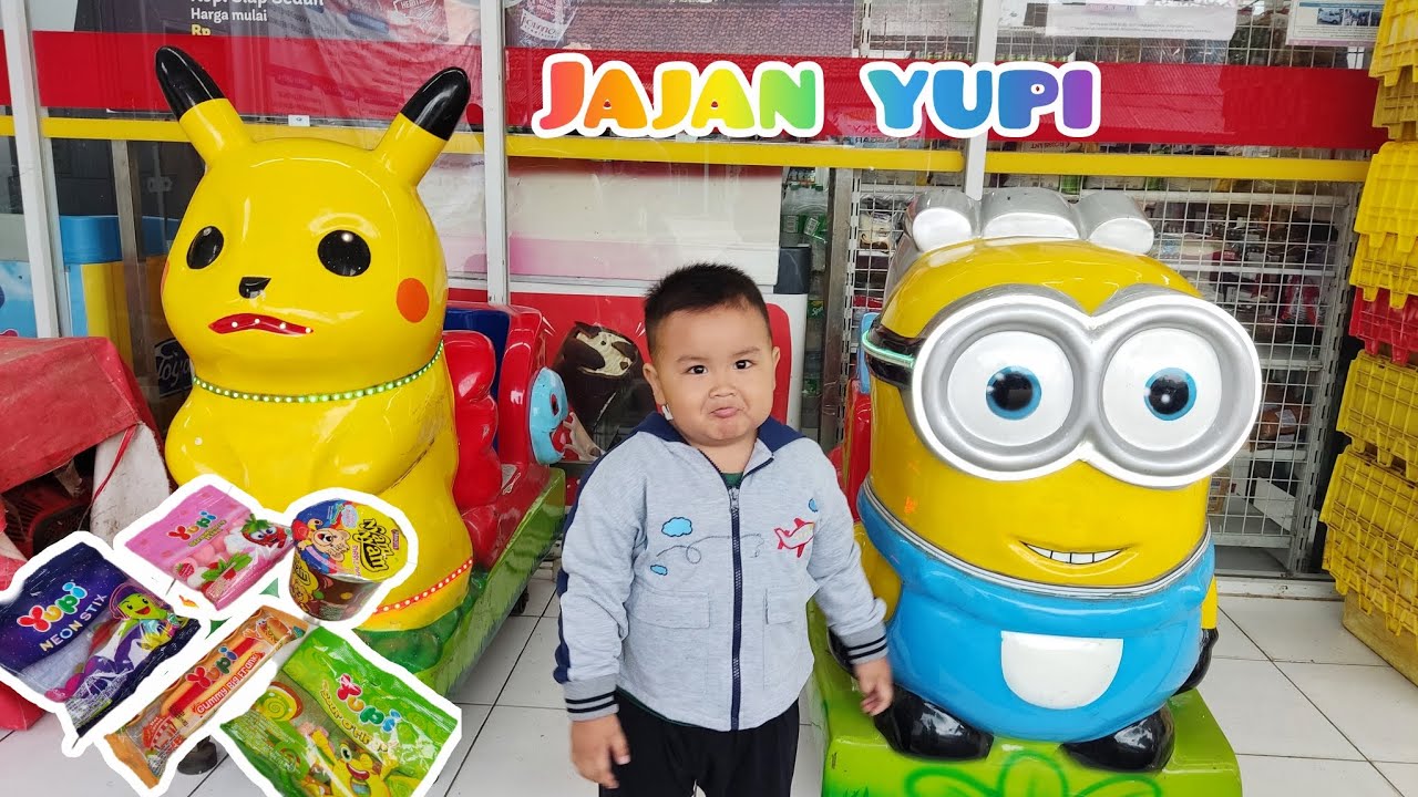 Jajan Yupi Hotdog Yupi Donat Yupi Ulat dan Nyamnyam - YouTube