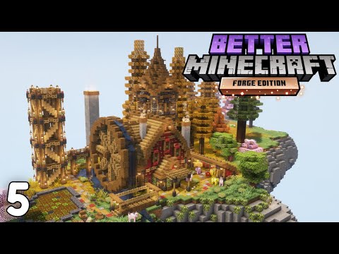 Floating Island Factory: Better Minecraft (#5) Modded Survival Let's ...