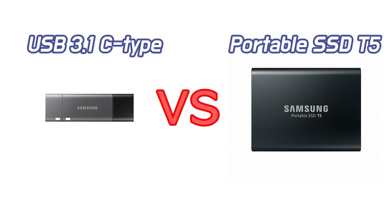 삼성 SSD 외장하드와 삼성 USB 속도 비교. SAMSUNG SSD VS SAMSUNG USB - YouTube