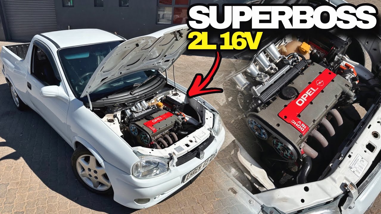 Sleeper build Opel Superboss Swapped Corsa Bakkie!! 🔥😳#engineswap - YouTube