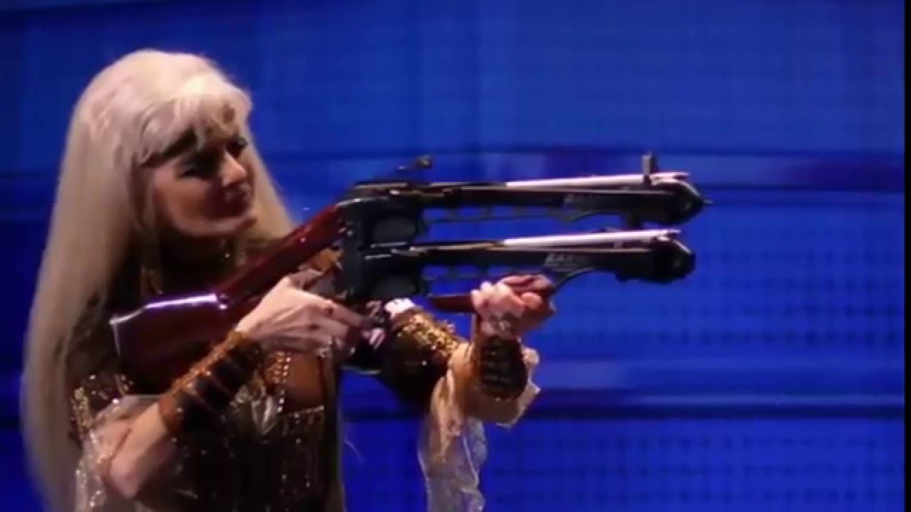 Silvia Silvia Archer Does Crossbow Show on America's Got Talent - YouTube