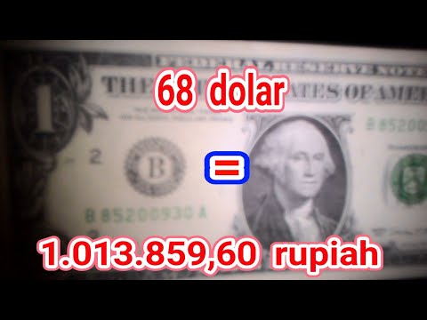 TERJAWAB! 68 dollar berapa rupiah - YouTube